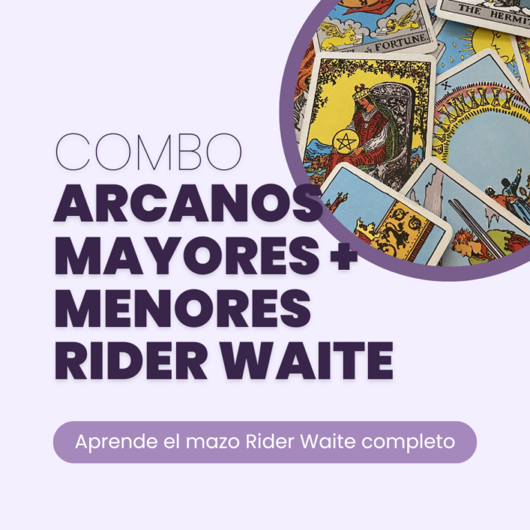 Combo Curso Rider Waite Arcanos Mayores + Curso Rider Waite Arcanos Menores – Silvia Cigana